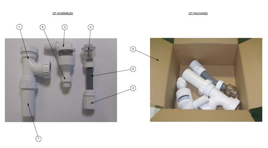 TUNDISH O/FLOW KIT – QUATTRO – SPARES – Haigh Engineering