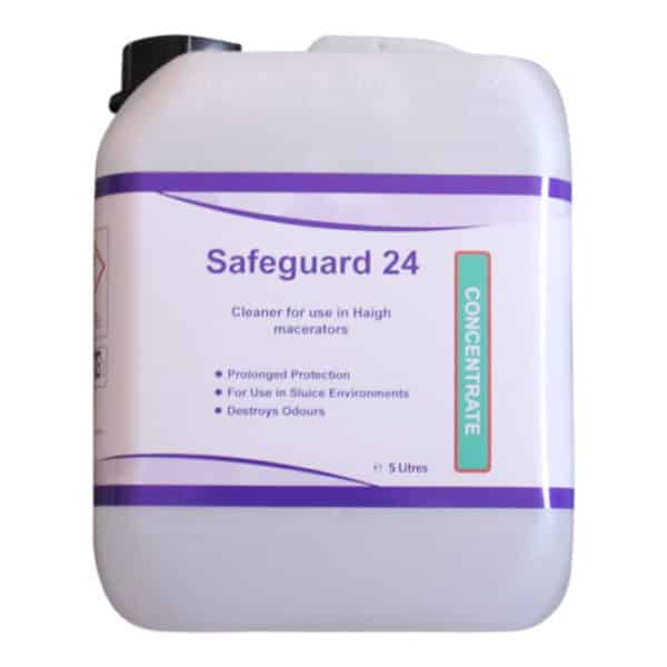 Safeguard 24 Concentrate Deodoriser/Cleaner 5L bottle – Haigh Engineering